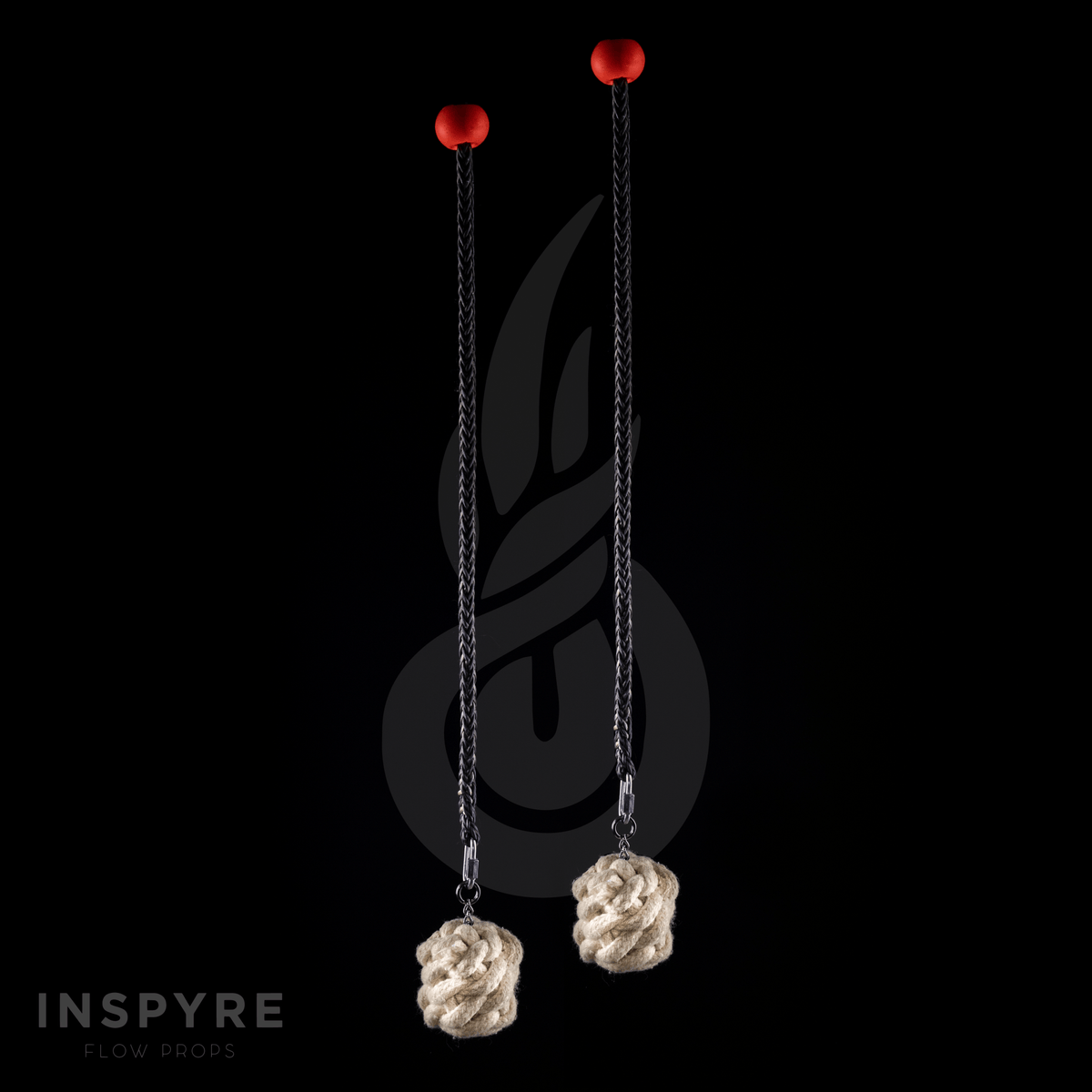 Fire Poi (with quicklink hardware) – Inspyre Flow Props