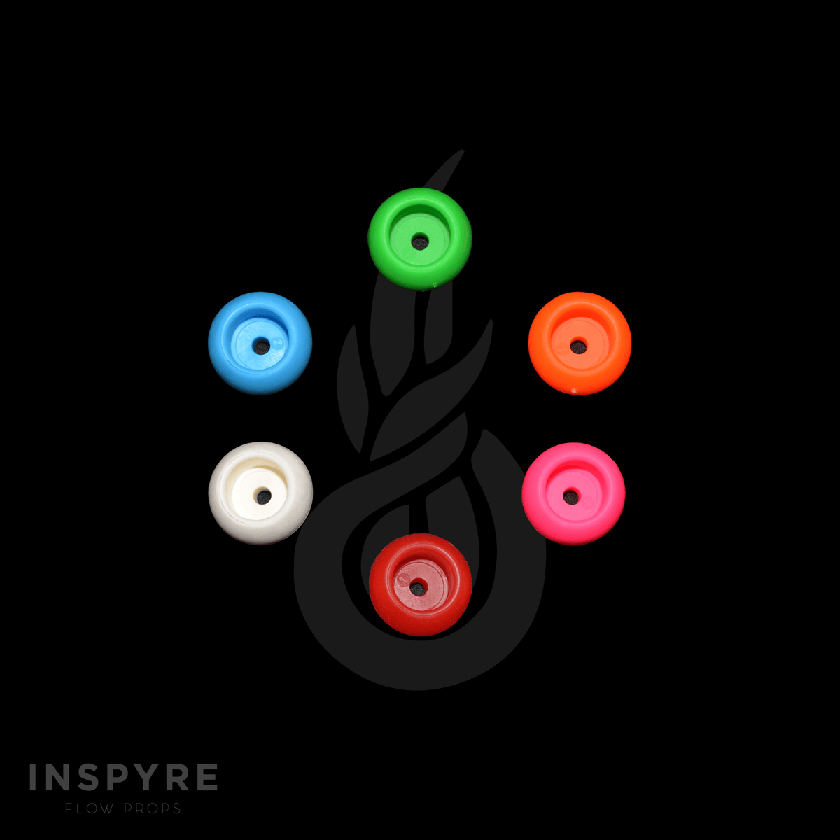 Fire Poi (with quicklink hardware) – Inspyre Flow Props